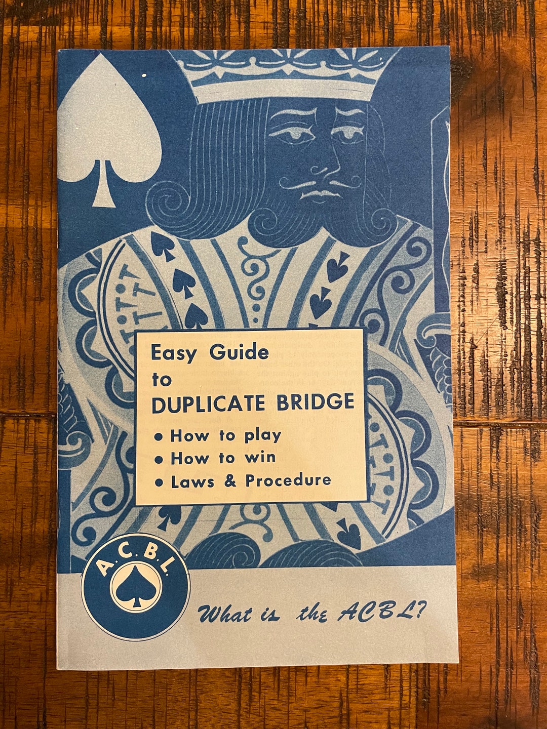 Vintage 1950’s ACBL Easy Guide to Duplicate Bridge Brochure - Etsy