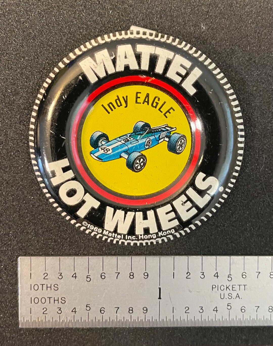 Vintage 1969 Mattel Hot Wheels Indy Eagle Metal Badge. - Etsy