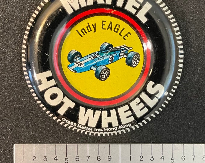 Vintage 1969 Mattel Hot Wheels Indy Eagle Metal Badge. - Etsy