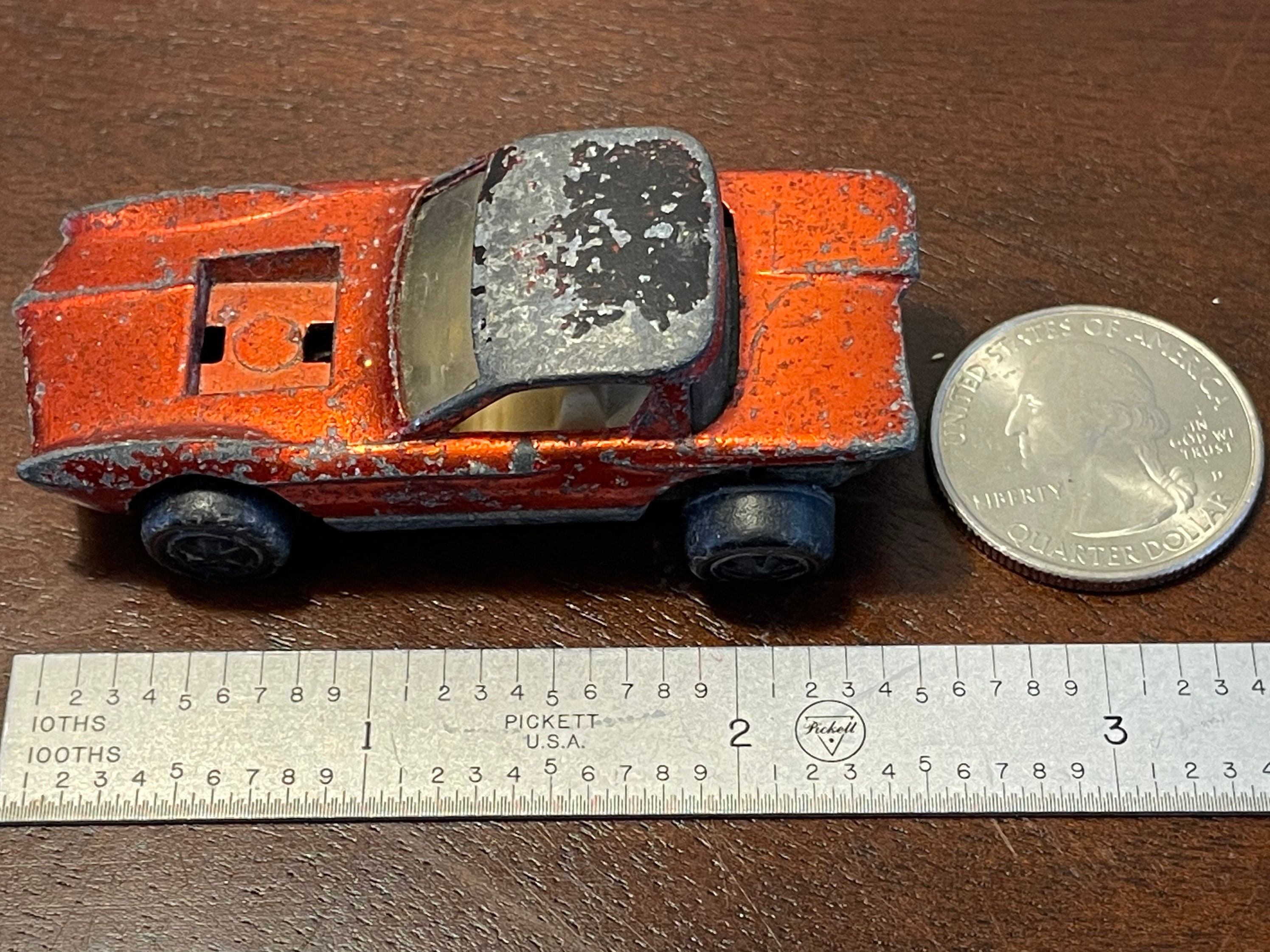 Rare Vintage 1968 Mattel Hot Wheels Redline Red Python, Missing ...