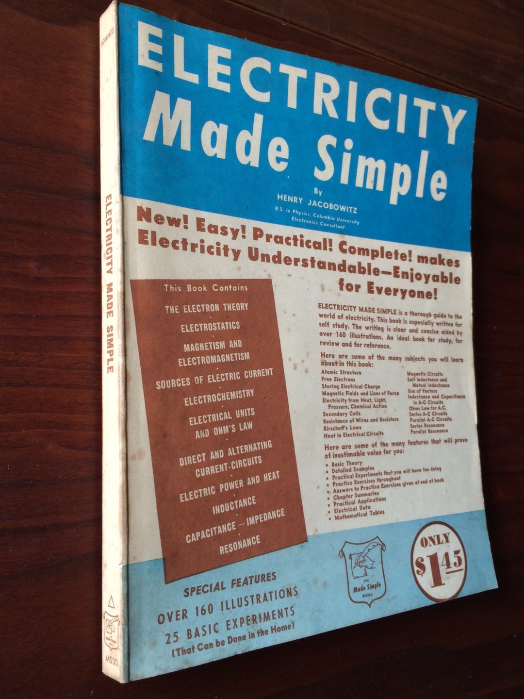 Fabulous Vintage “electricity Made Simple” Paperback Book Copyright ...