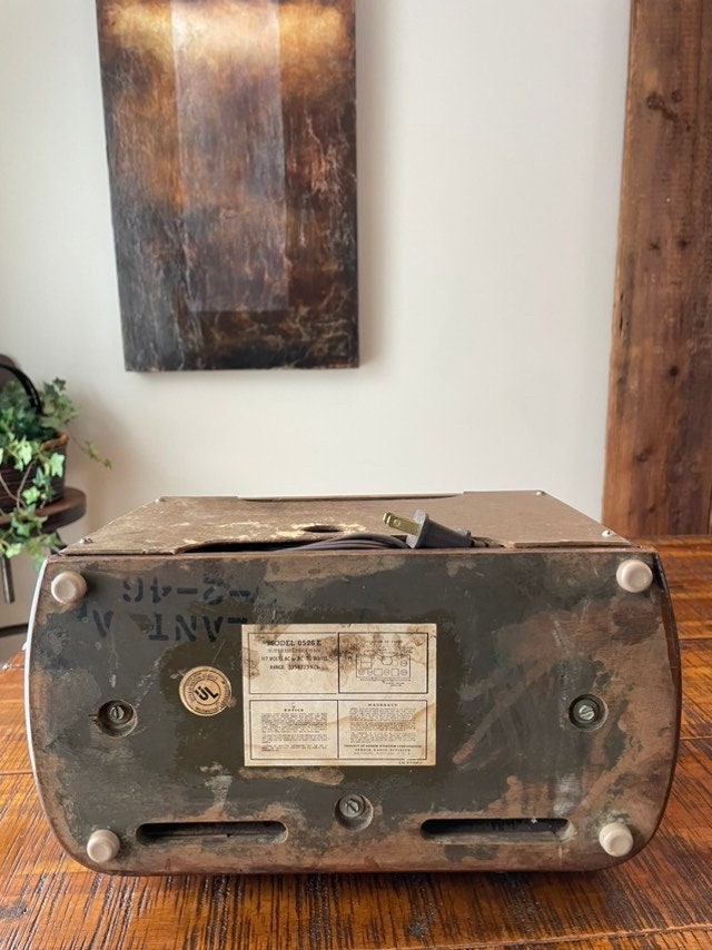 Rare Vintage 1946 Bendix Aviation Corporation Police Radio Model No ...