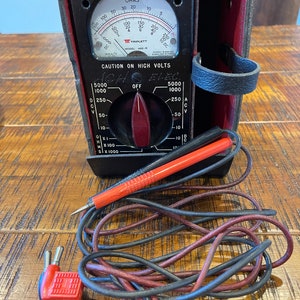 Beautiful 1960’s Triplett 666R Multimeter in Original Box, Has AGH ...