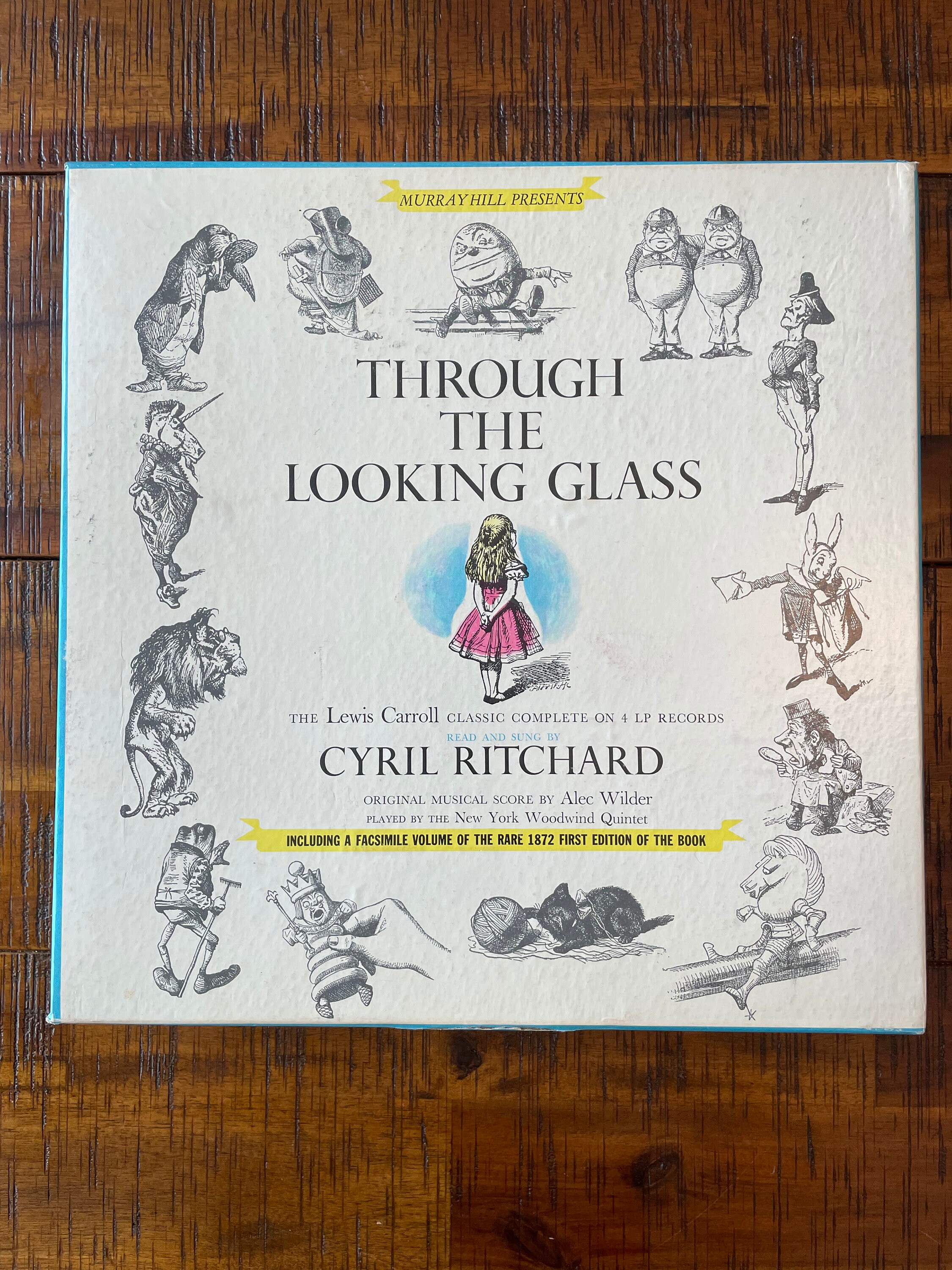 Vintage 1964 Murray Hill Cyril Ritchard Read Alice's Adventures in ...