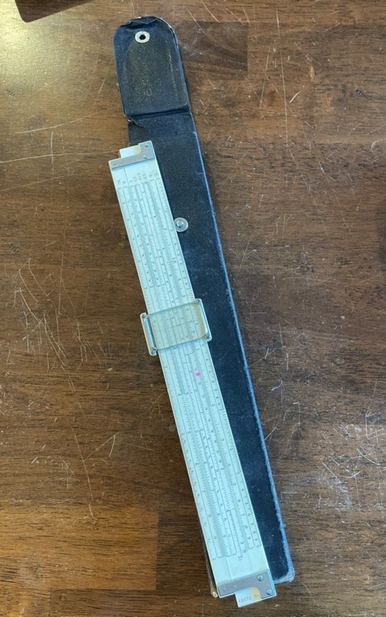 1950s Vintage Keuffel & Esser Co Polyphase Duplex Trig Slide Rule #4070 ...
