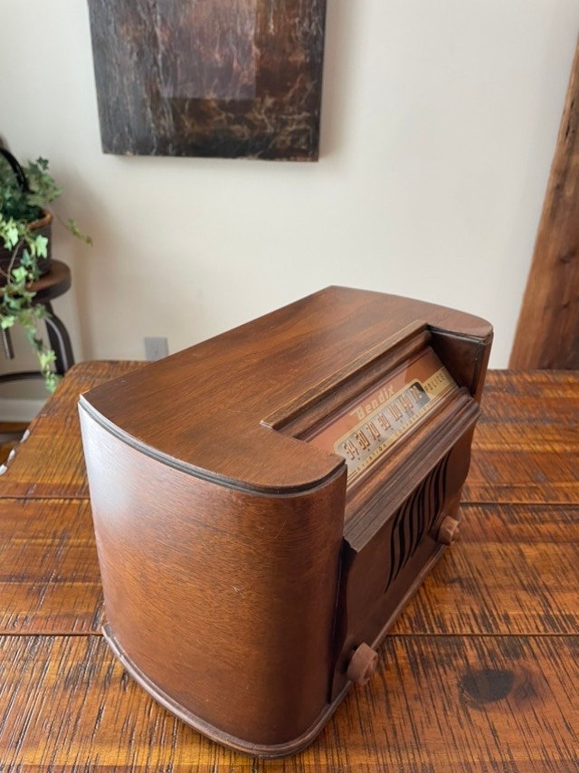 Rare Vintage 1946 Bendix Aviation Corporation Police Radio Model No. 0526E - Works! - Etsy