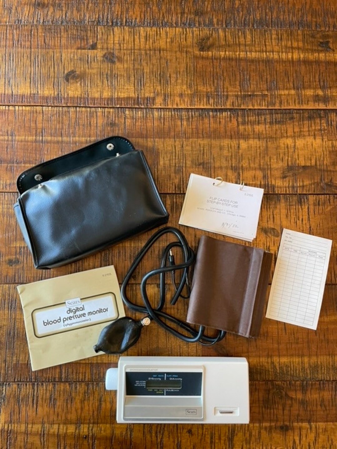 Vintage 1978 Sears Digital Blood Pressure Monitor Includes Storage Case ...