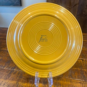 1936-1949 Vintage Genuine Fiestaware 10 1/2” Compartment Dinner Plate ...