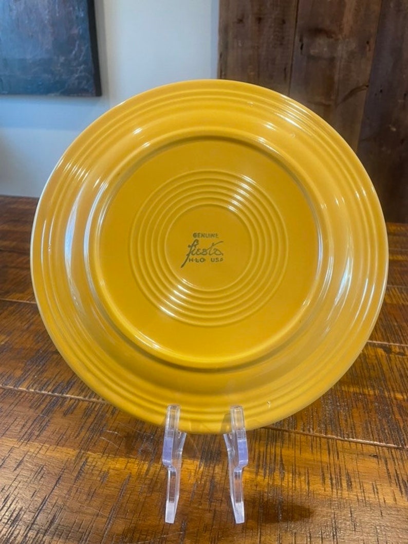 1936-1949 Vintage Genuine Fiestaware 10 1/2” Compartment Dinner Plate ...