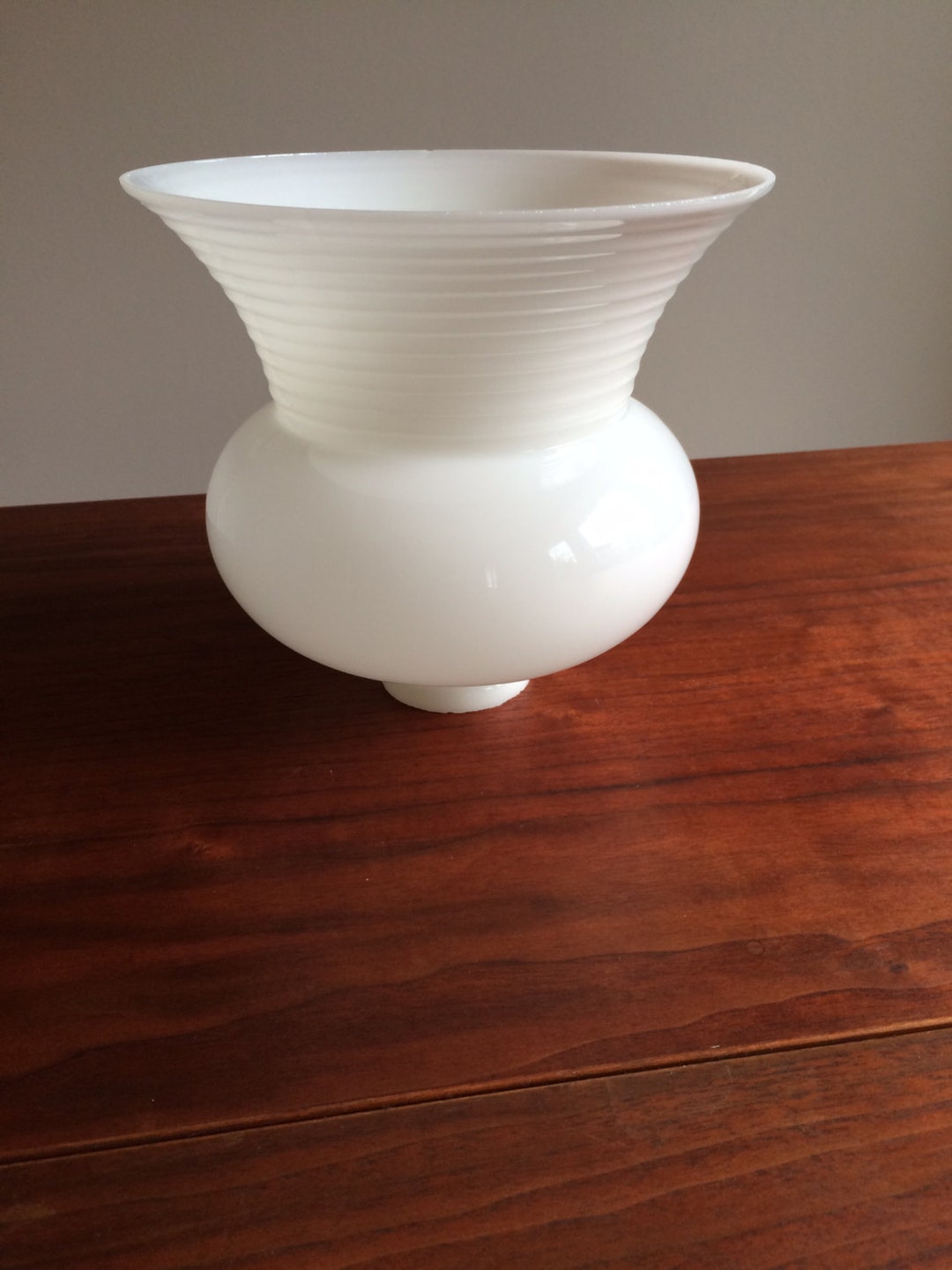 Vintage 1950s 60s Milk Glass Diffuser Torchiere Lampshade - Etsy