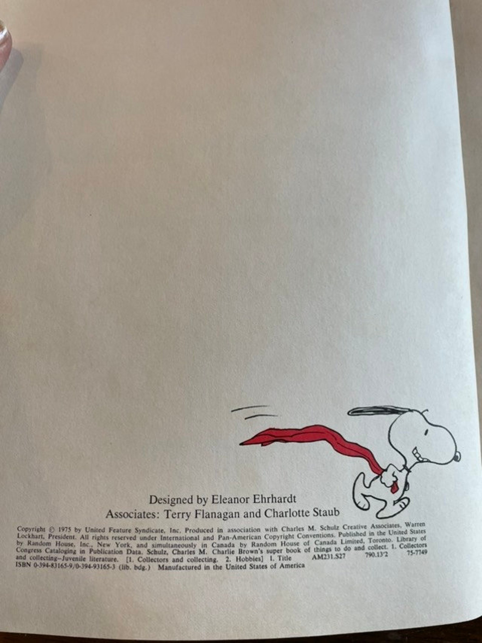Vintage 1975 Charlie Brown’s Super Book of Things to Do and Collect ...