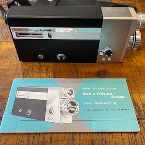 Vintage 1950s Bell & Howell and Cannon Cine Cannonette 8 8 - Etsy