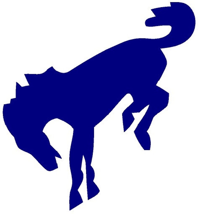 Ford BRONCO Die Cut Vinyl Graphic Decal Sticker Logo 8 Longest Side ...