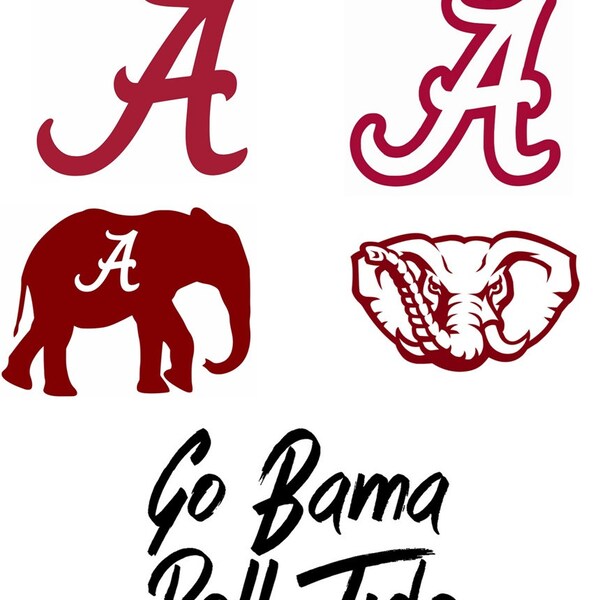 Alabama Elephant Sticker - Etsy