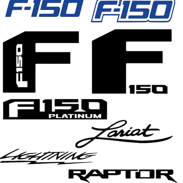 Ford F150 Lightning Decals - Etsy
