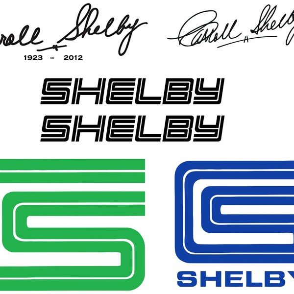 Vinyl Logo Decal Shelby - Etsy