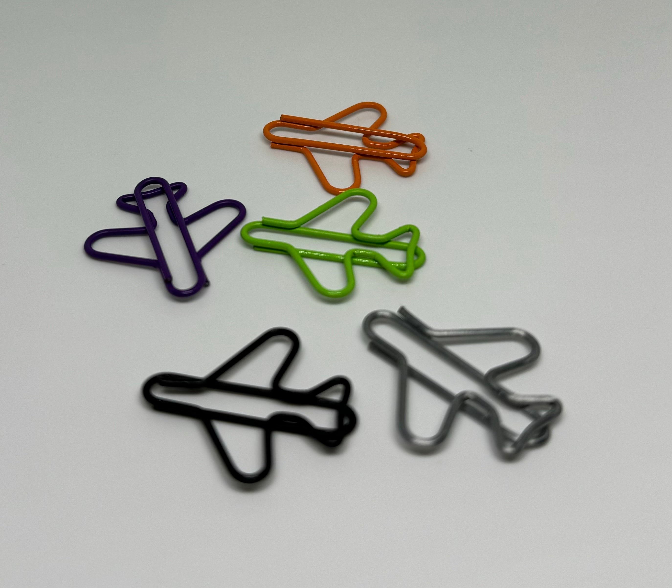Plane Clip Paper Clip Airplane Paper Clip Cute Gift Travel Gift Set of ...