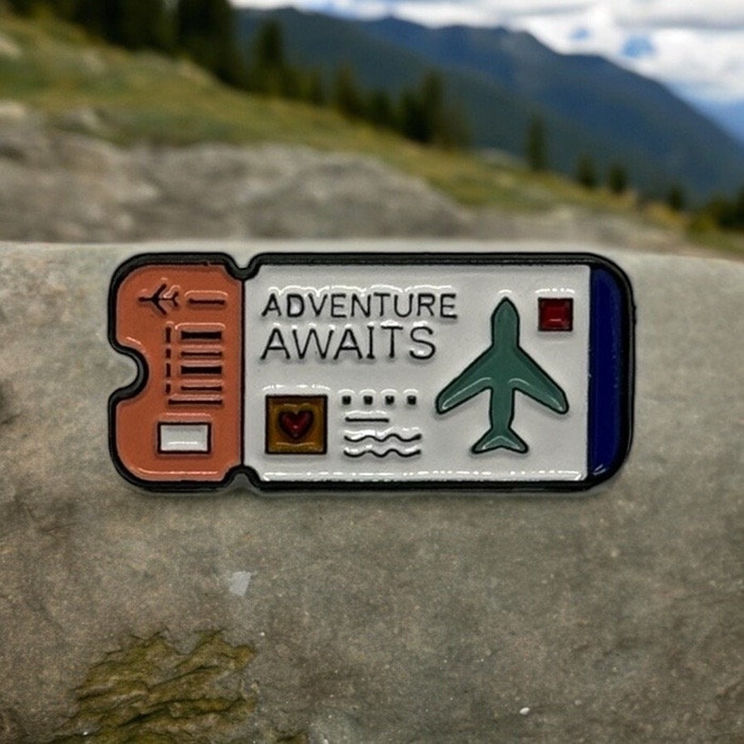 Travel Pin - Enamel Pin - Flight Attendant Gift - Cute Pin - Travel ...