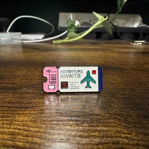Travel Pin - Enamel Pin - Flight Attendant Gift - Cute Pin - Travel ...