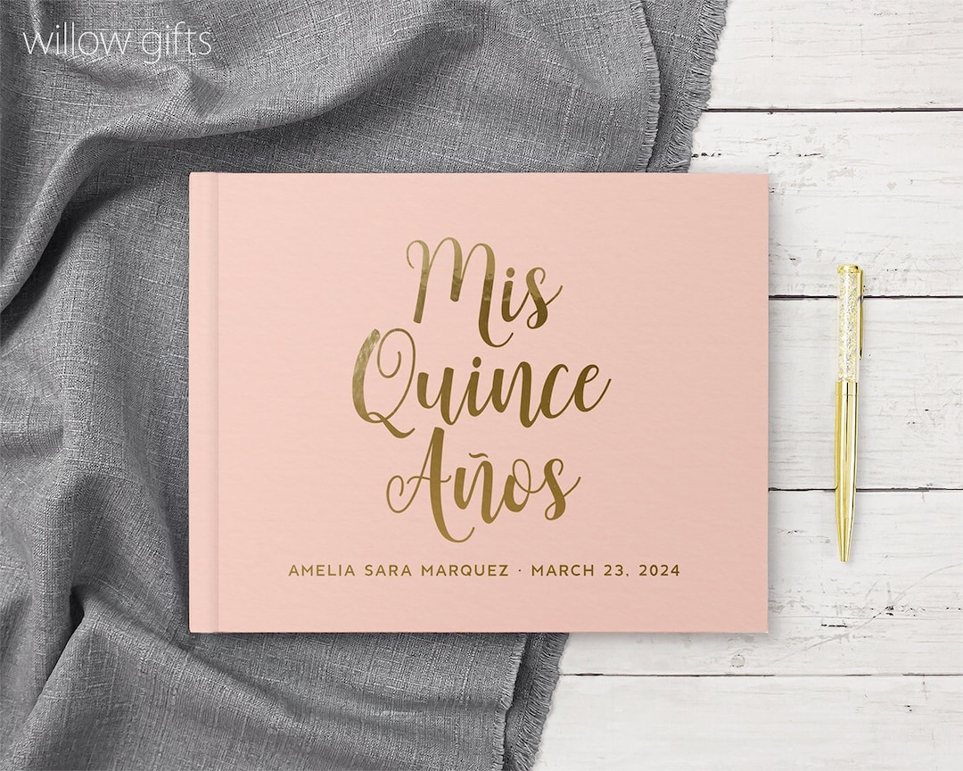 Quinceanera Guest Book Mis Quince Photo Album Book, Quinceanera Ideas ...