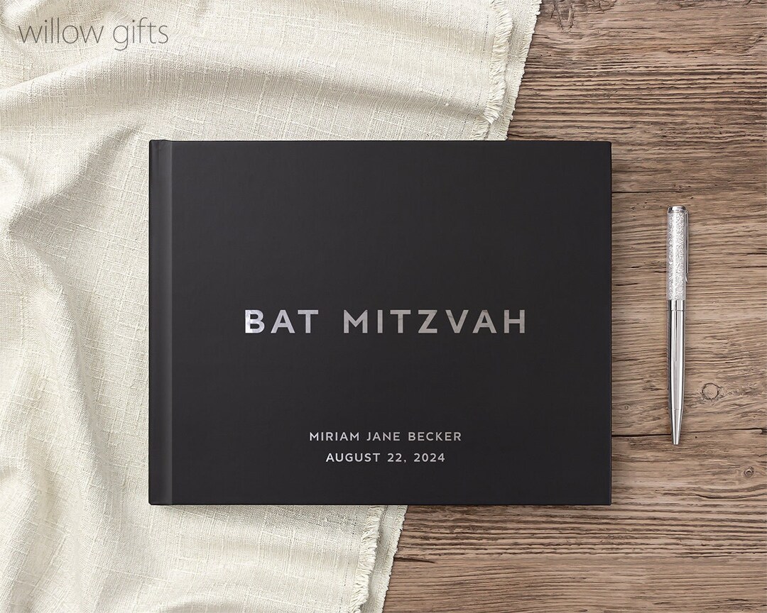 Bat Mitzvah Guest Book Jewish Bat Mitzvah Gift Idea Photo Album for ...