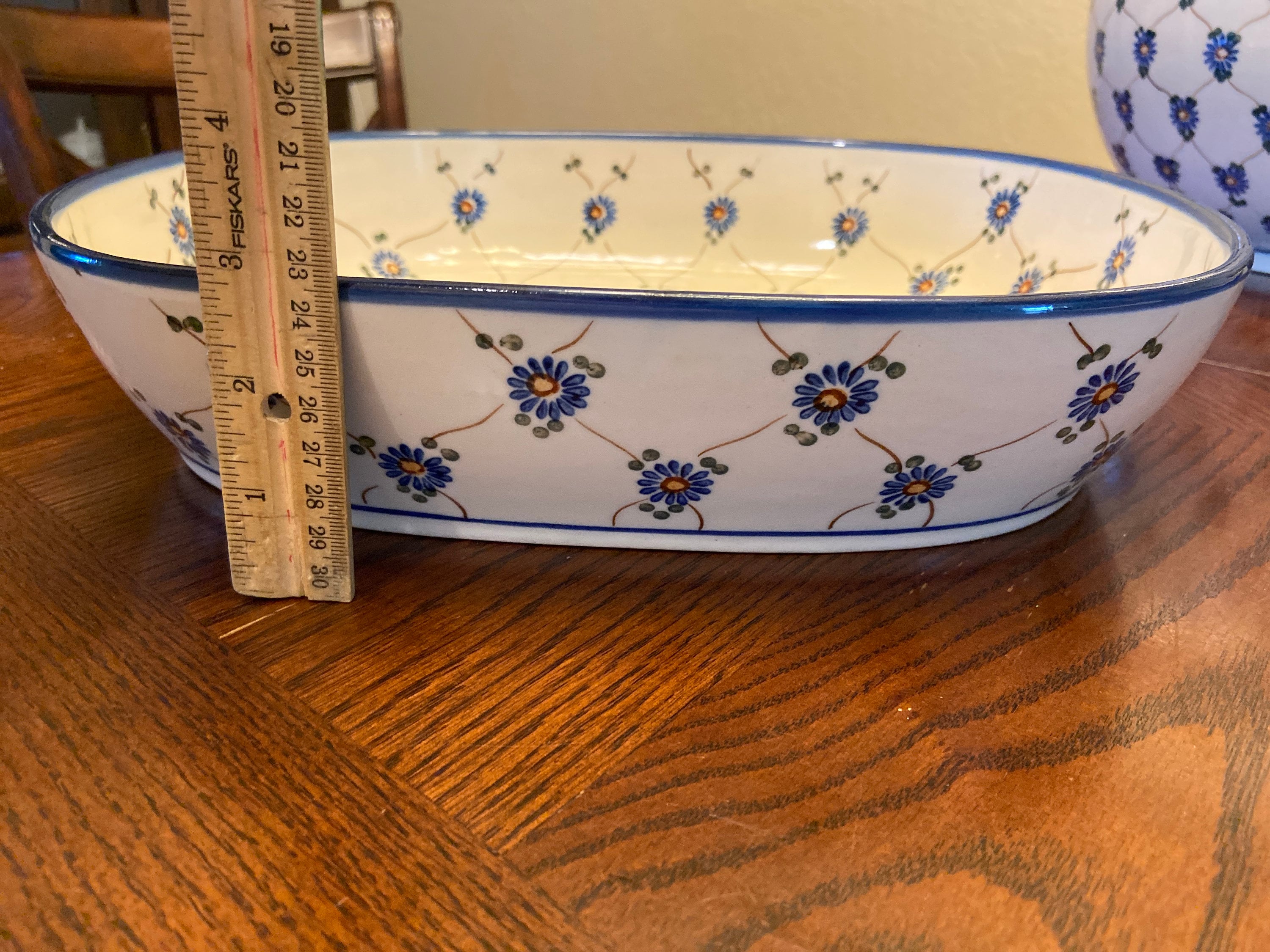 Polish Pottery Casserole Dish Extra Large Etsy Uk