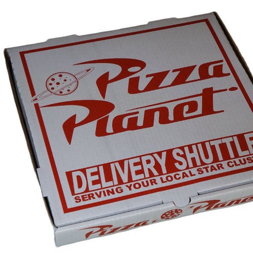 Toy Story Pizza Box Template Pizza Planet Cookie Favor Box - Etsy