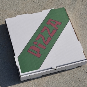 Krusty Krab Pizza Box, Full Size Costume Prop From Spongebob Pizza ...