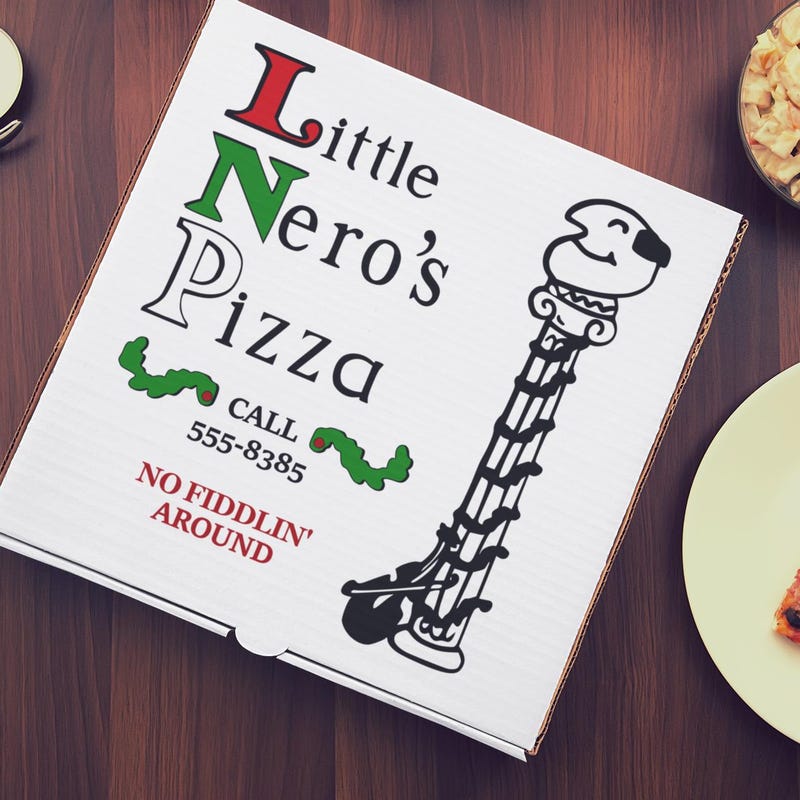 Pizza Box Christmas Box - Etsy
