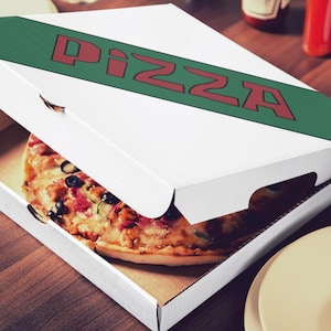 Krusty Krab Pizza Box, Full Size Costume Prop From Spongebob Delivery ...