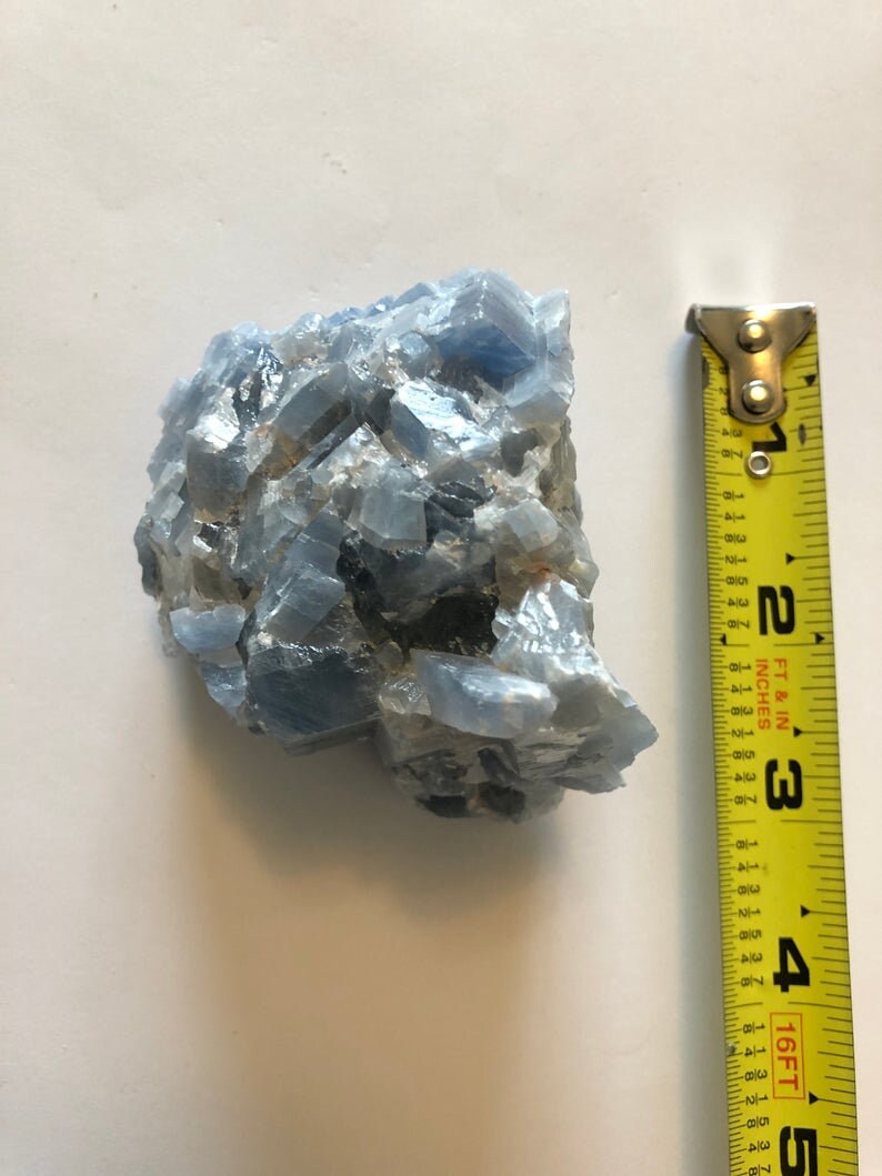 Mexican Blue Calcite Crystal Mineral Rock (san Francisco) - Etsy