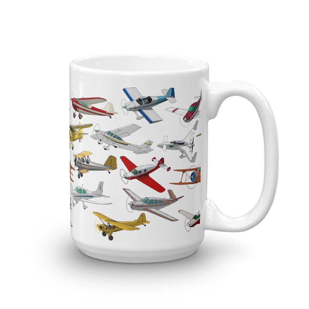 A Sky Full of Airplanes Mug - Etsy