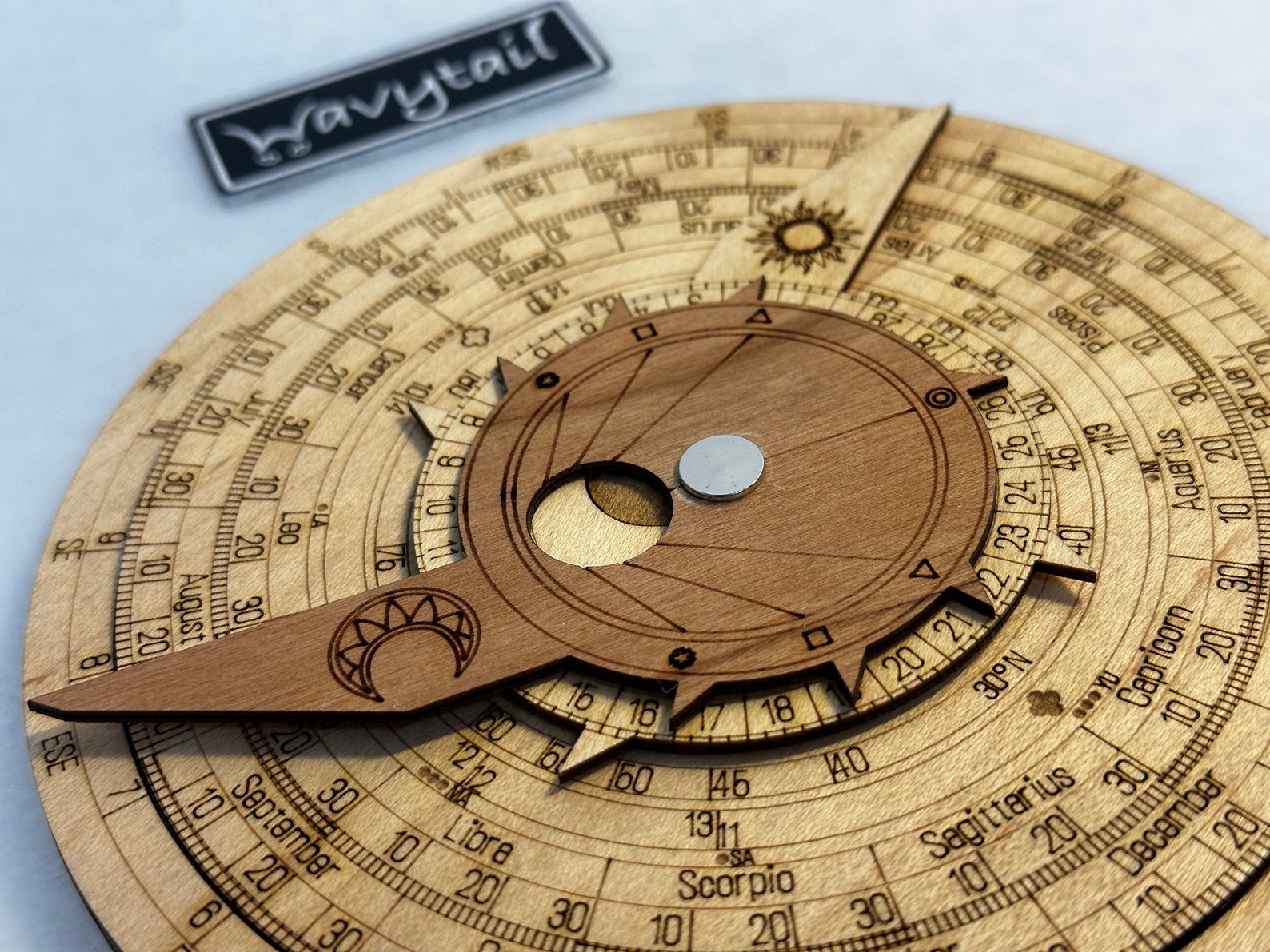 Lunar Volvelle: Moon Phase Calendar - Etsy