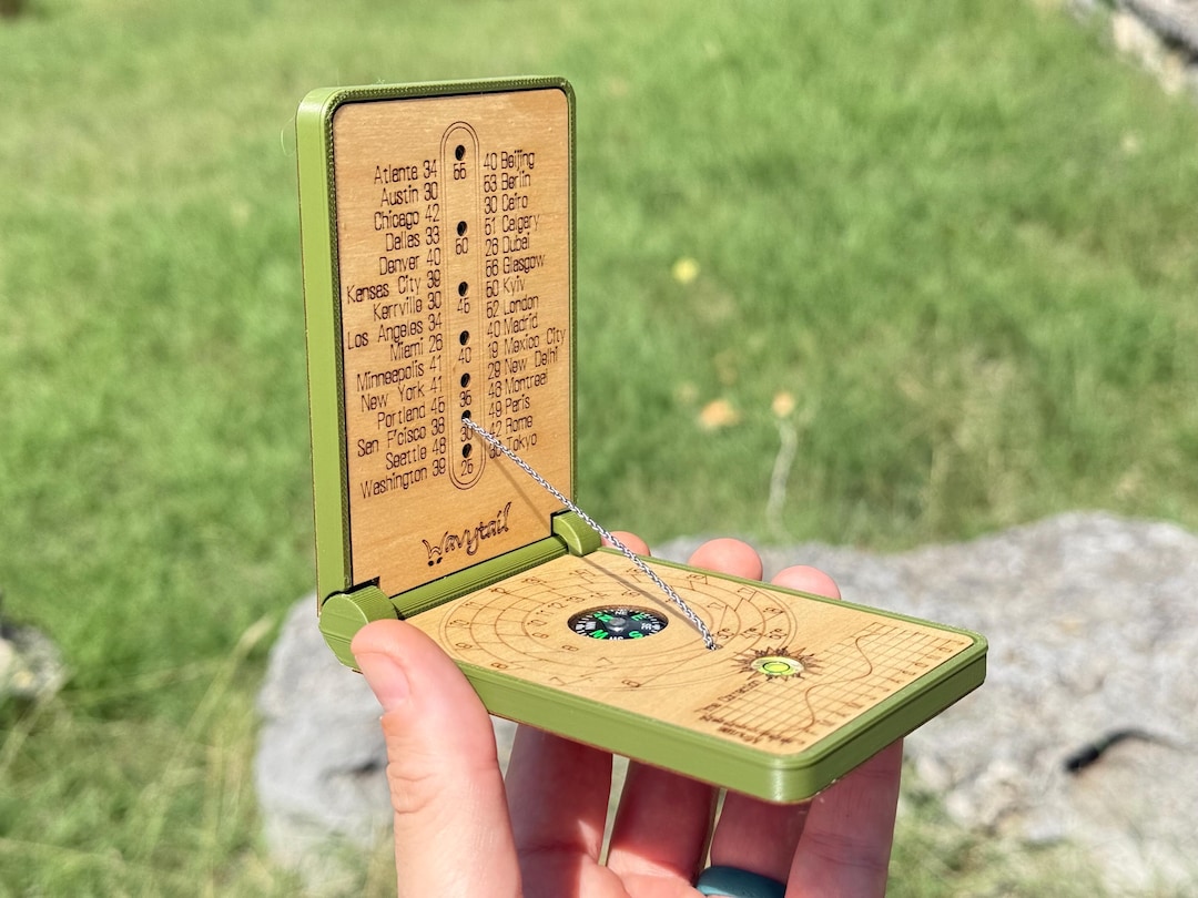 Handheld Portable Sundial - Etsy