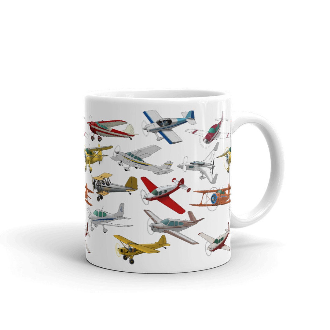 A Sky Full of Airplanes Mug - Etsy