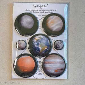 Solar System Super Set 2.25" Magnets/buttons - Etsy