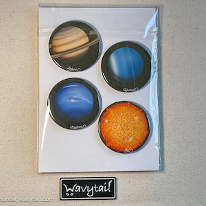 Solar System Super Set 2.25" Magnets/buttons - Etsy