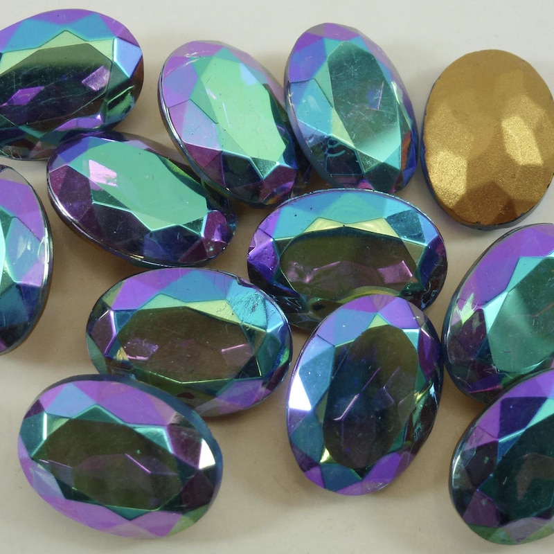 Oval Rhinestones - Etsy