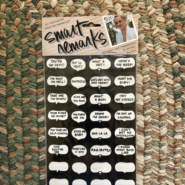 Caption Stickers - Etsy