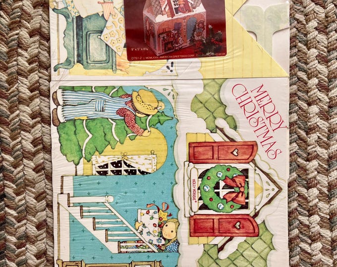Vintage 80s Holly Hobbie & Robby Christmas Holiday Gift Box New Unused ...