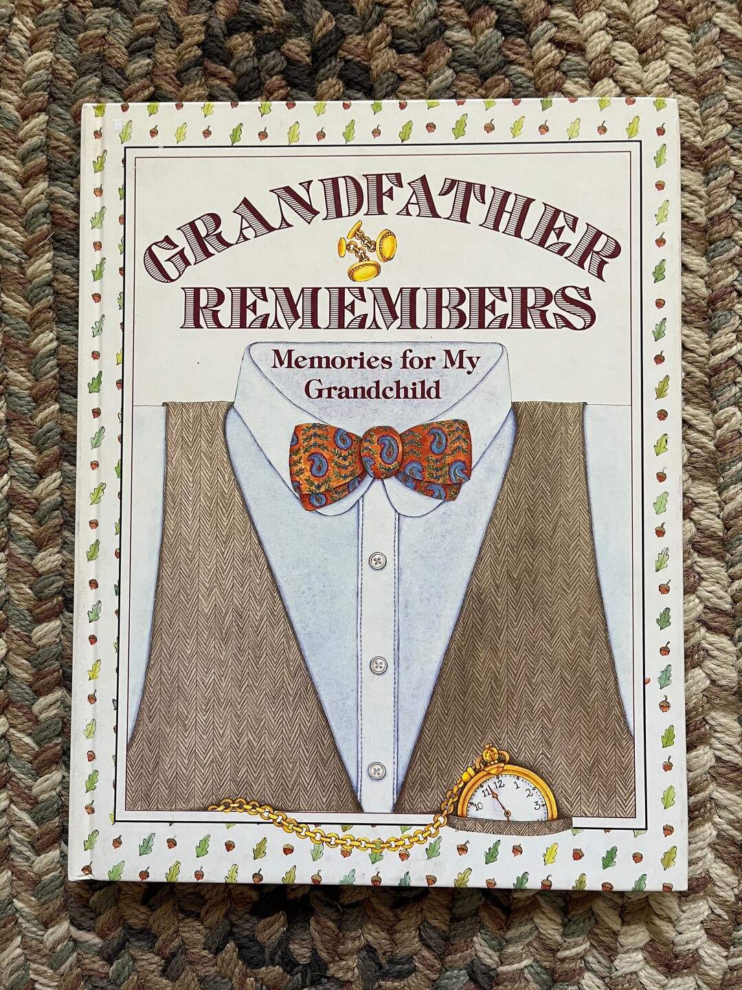 Vintage 80s Grandfather Remembers Memories for My Grandchild Keepsake ...