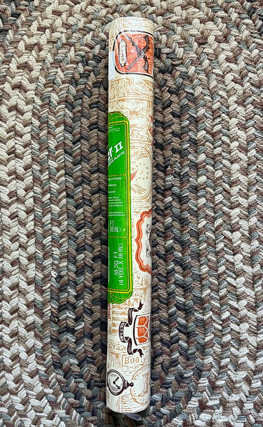 Vintage 70s Kwik Kover Self Adhesive Contact/shelf Paper Wallpaper ...