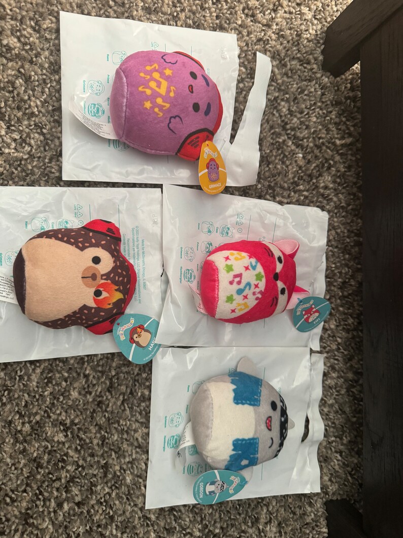 Squish Mallows Happy Meal Toy Lot - Etsy