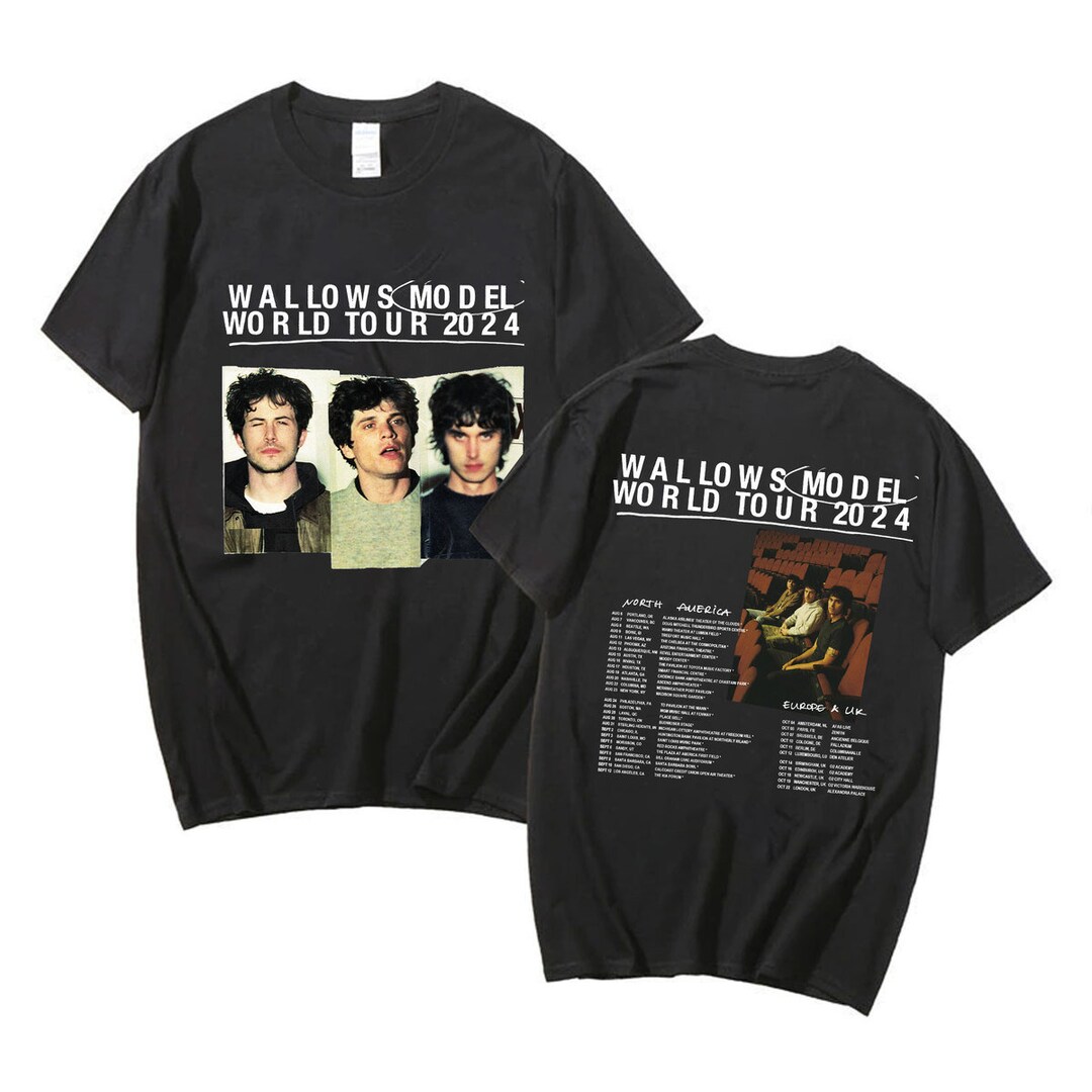 Wallows Model 2024 World Tour Shirt, Wallows 2024 Concert Shirt ...