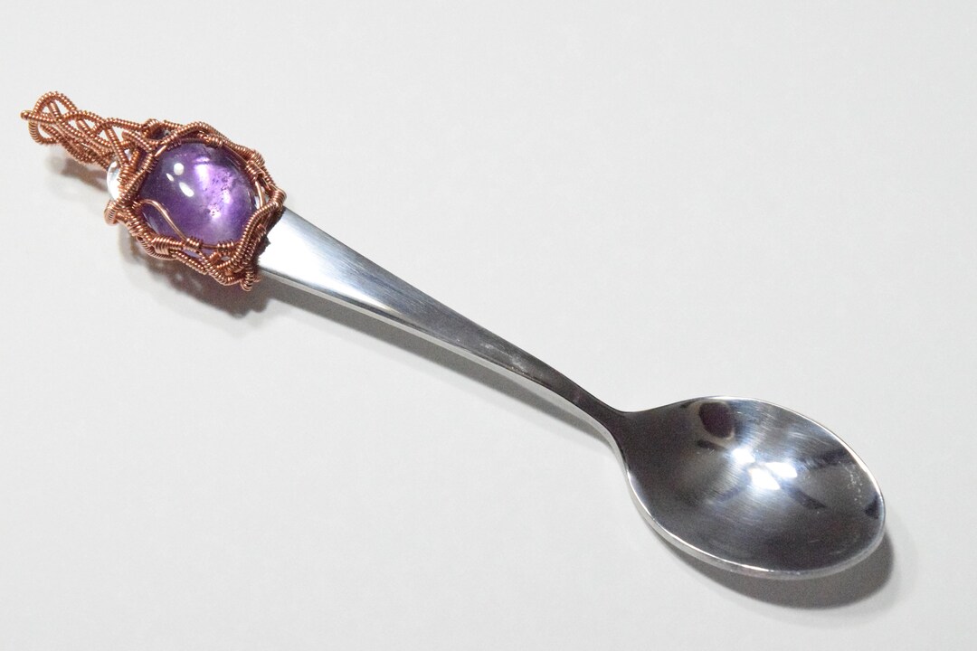 Amethyst Spoon - Etsy