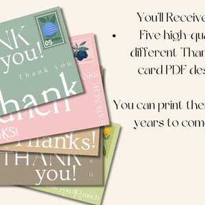 Colorful Thank You Card Unique Templates for Thank You Card Blank ...