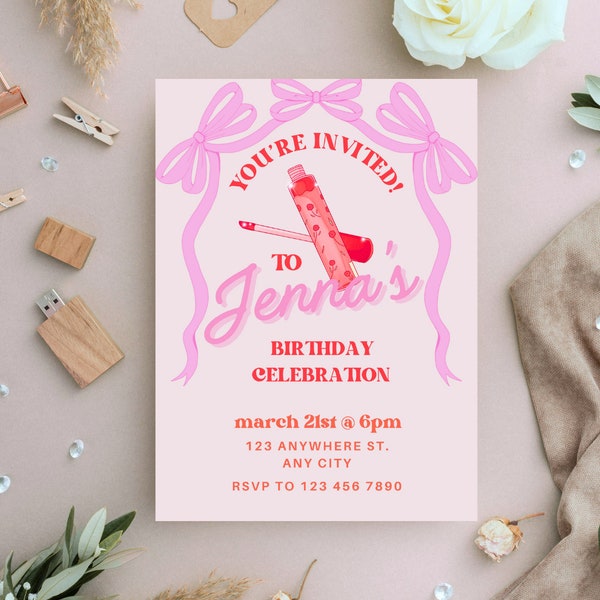Tween Invitation - Etsy