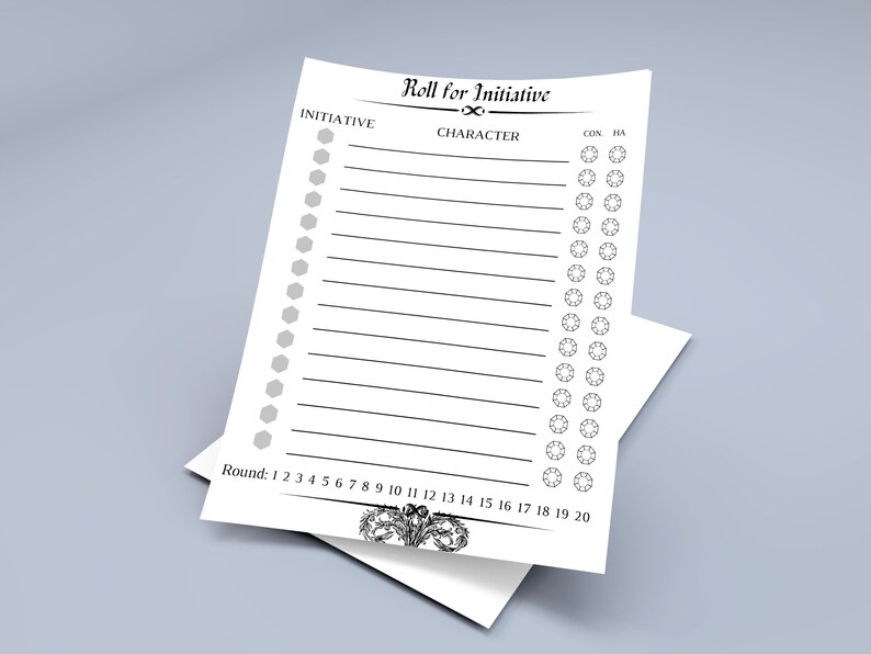 DND Initiative Tracker Dnd Gift Dungeons and Dragons Game Accessory ...