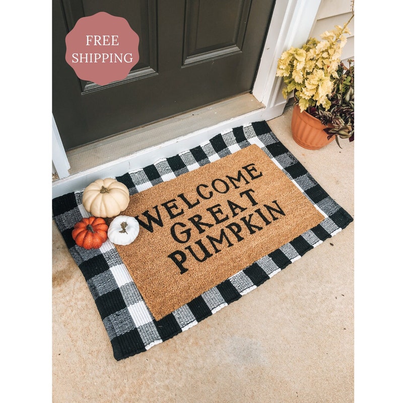 Welcome Great Pumpkin Sign - Etsy