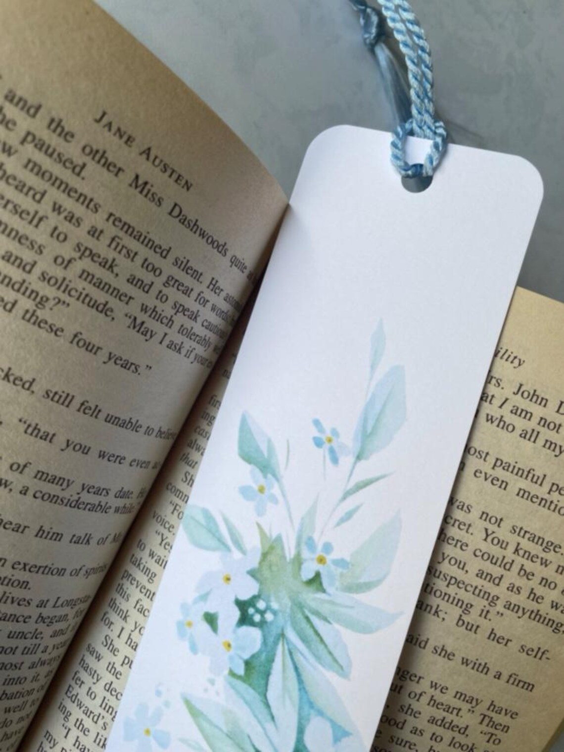 Botanical Bookmarks Set of 3—watercolor Prints - Etsy